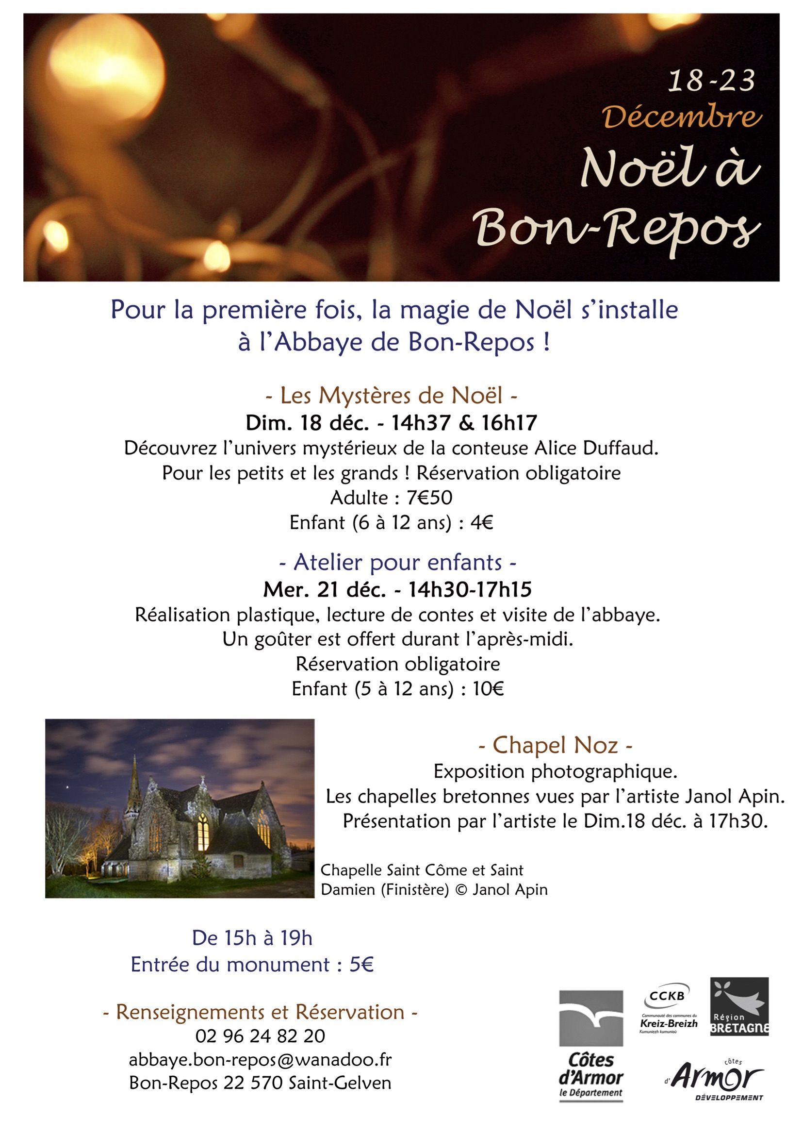 Noël à Bon-Repos – Abbaye de Bon-Repos